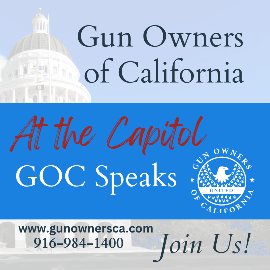 GOC speaks post for social media - Gun Owners of California